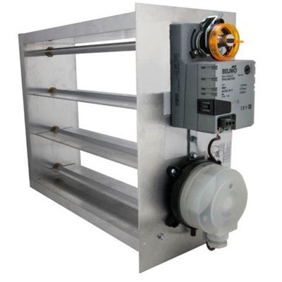 EB-1810 (Io HVAC Systems) | 18 x 10 HD Motorized Bypass Damp | IO HVAC